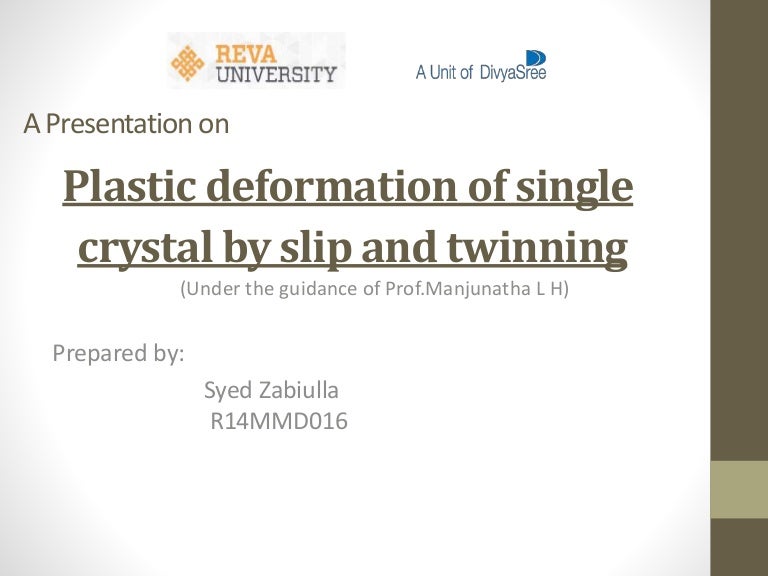 Plastic Deformation