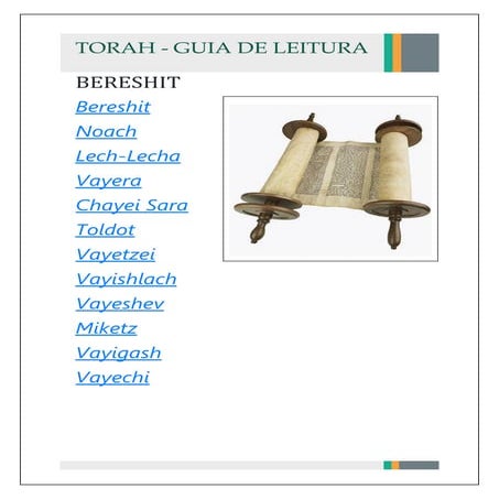 Torah - Guia de Leitura (Bereshit) | PDF
