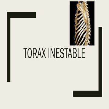 Torax inestable | PPTX