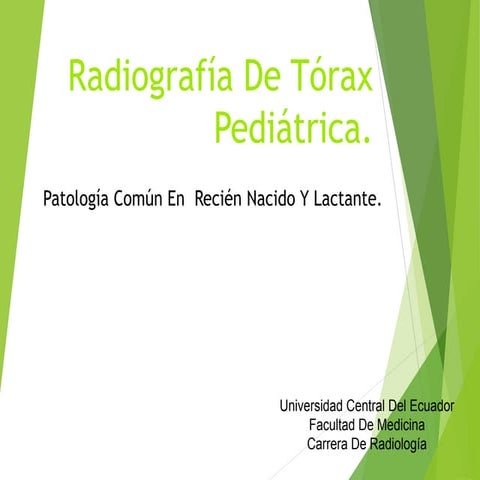 Torax en Neonatologia | PPTX