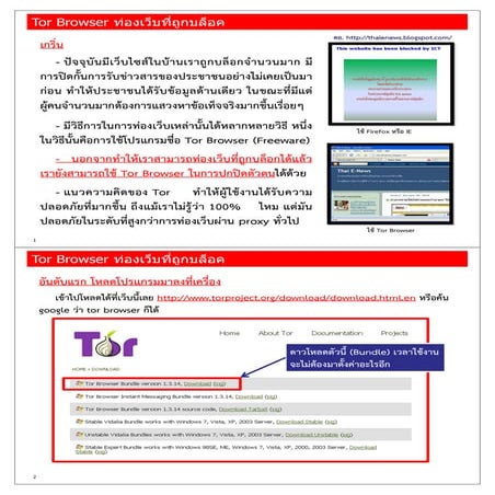 Tor browser thai | PDF