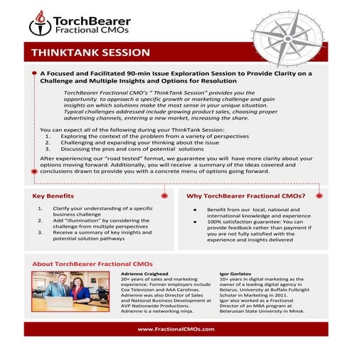 TorchBearer ThinkTank Session 2017 | PDF