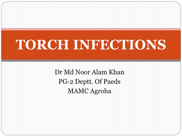 Torch infection in pregnancy | PPTX