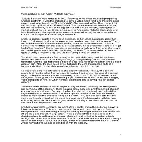 Video Analysis | DOC