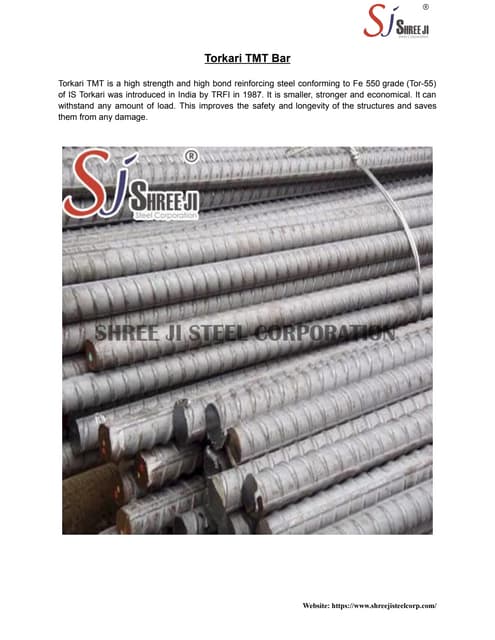 Fe 500 Steel TMT Bar | PDF