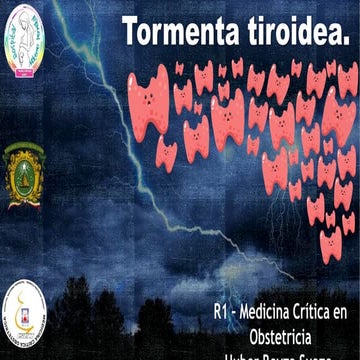 Tormenta tiroidea en la unidad de cuidados intensivos.pptx