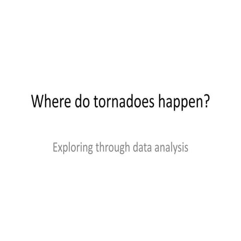 Tornado data and infographics | PPTX