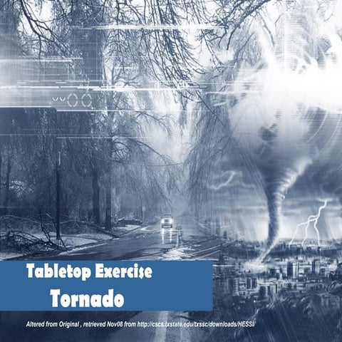 Tornado Table Top Exercise -Hits Campus | PPT