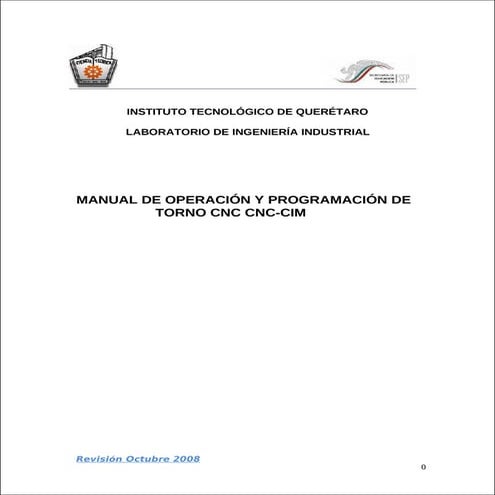 Manual para hacer un careado en torno cnc | PDF