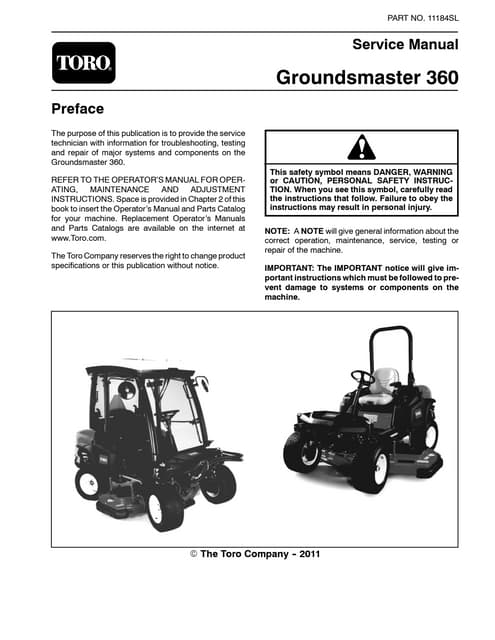 Toro workman md service repair manual | PDF