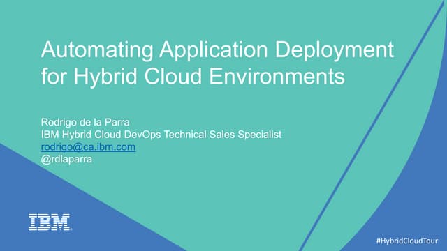 Design - Automating Application Deployment for Hybrid Cloud ... Design - Automating Application Deployment for Hybrid Cloud ...