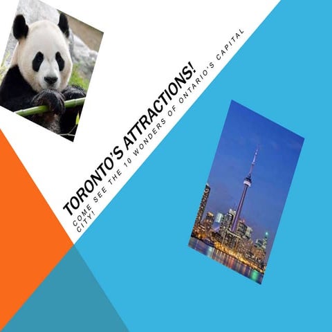 Toronto’s attractions! | PPT
