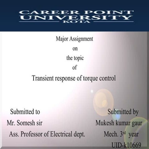 Torque control | PPT