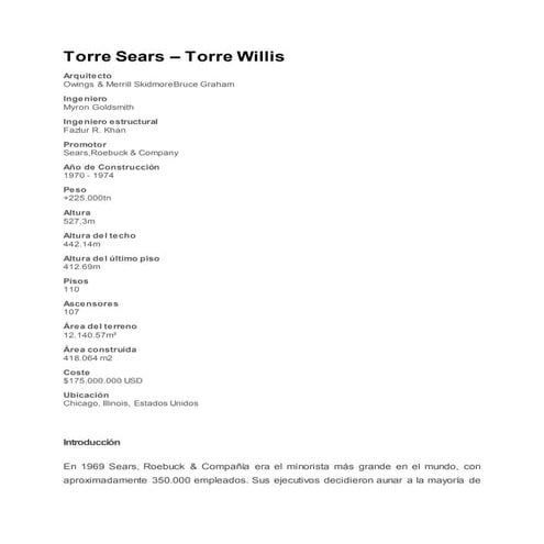 Torre sears | DOCX