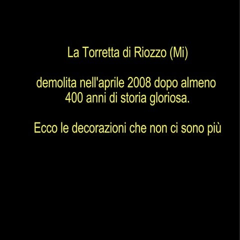 Torretta Slide | PPT