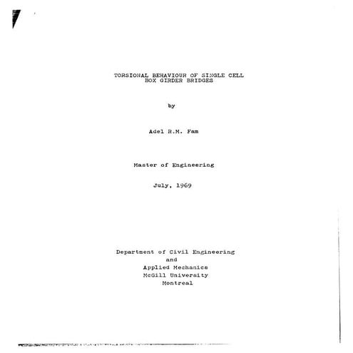USING FINITE ELEMENT METHOD FOR ANALYSIS OF SINGLE AND MULTICELL BOX ...
