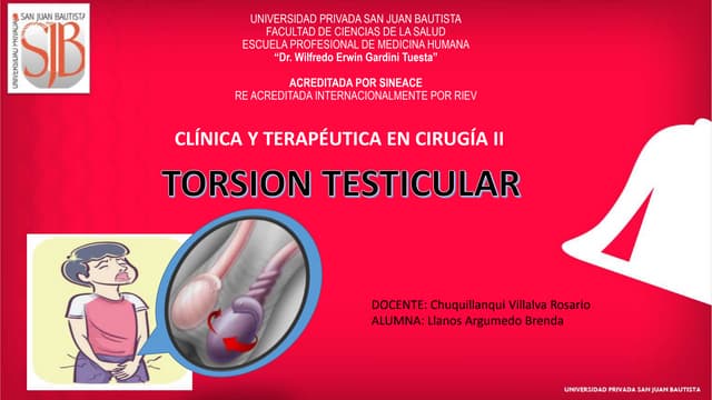 Torsion Testicular Final 1 Ppt