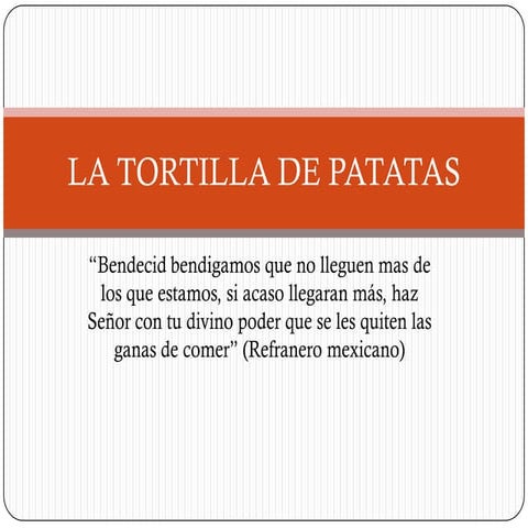 Ejercicio de PowerPoint: La tortilla de patatas | PDF | Cooking | Food ...