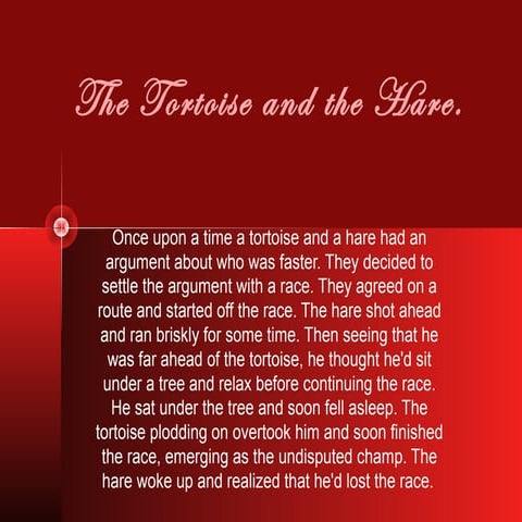 Tortoise and Hare | PPT