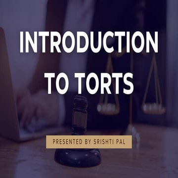 tort pptx by Abebayehu .pdf extra contractual | PDF