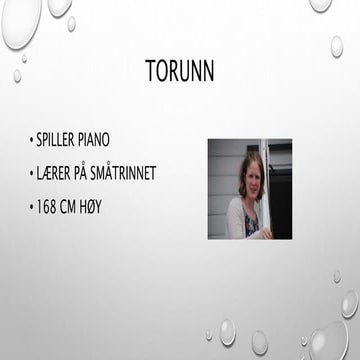 Torunn rosenberg aulie | PPT