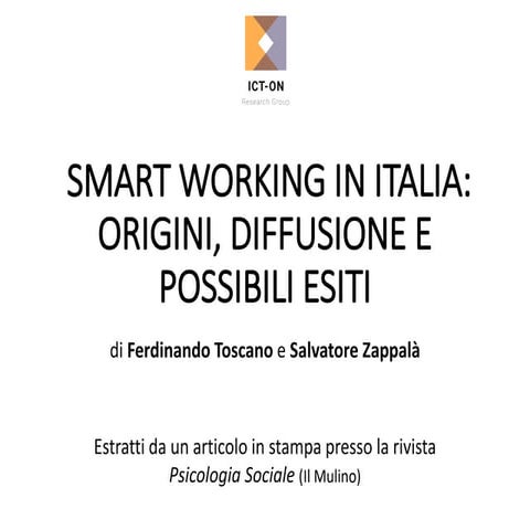 Smart working | PDF