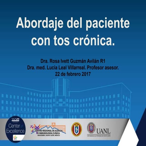 Abordaje del paciente con tos crónica | PDF | Lung and Respiratory ...