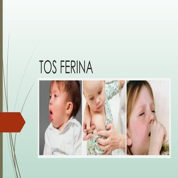 Tos ferina | PPTX