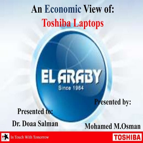 Toshiba laptop | PPTX