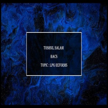 Toshnil GS presentation.pptx LPG reforms | PPTX | Economy | Business ...