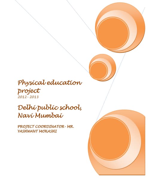 Physical Education project class 12 | DOCX