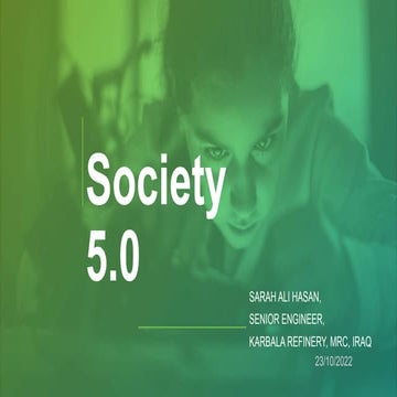 Introduction to Society 5.0/ INdustry 5.0 .pptx