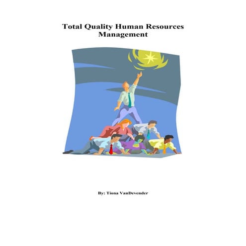 Total Quality Human Resource Management | PDF