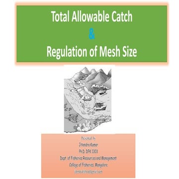 Total allowable catch | PPTX