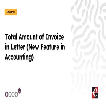Total Amount of Invoice in Letter | PPT