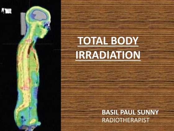Total skin electron irradiation | PPT