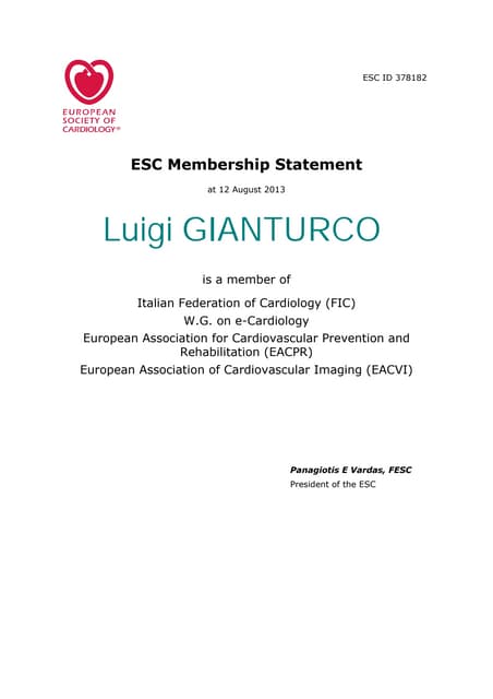 ERC certificate | PDF