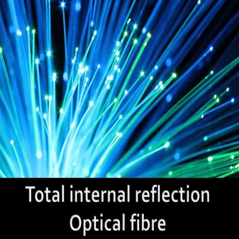 Total internal reflection optical fibre | PPTX