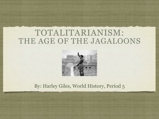 Rise of the dictators | PPT