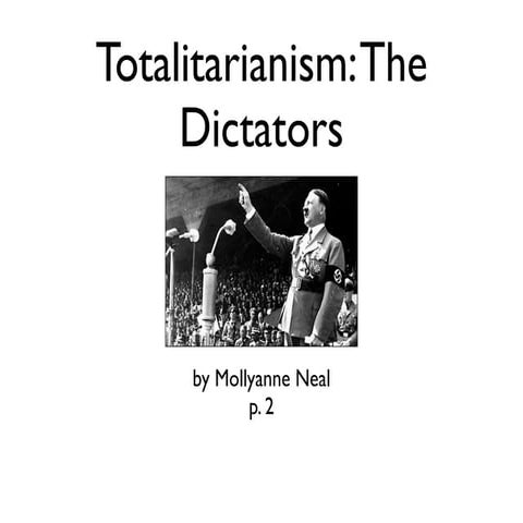 Totalitarianism: Dictatorship | KEY