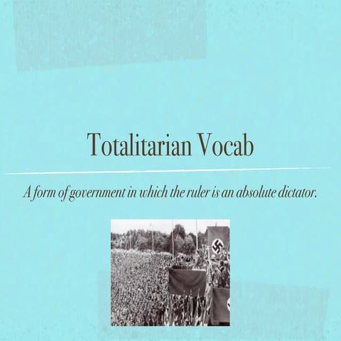 Totalitarian vocab | PPT