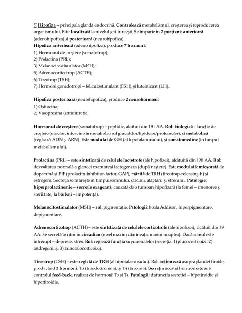 Sistemul endocrin | PPTX