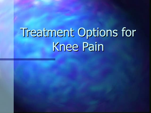 Johnson Dp. Mis Knee Replacement. What Are The Functional Benefits ...