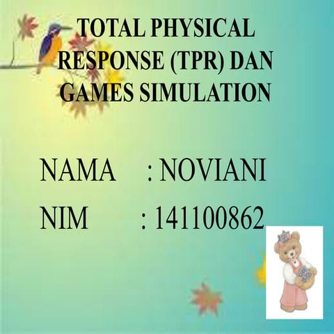 Total physical response | PPT