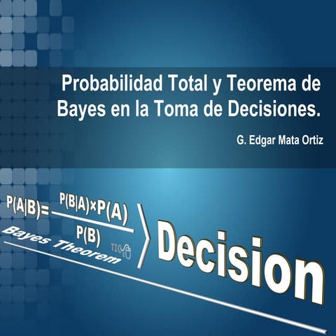 Ejemplos De Probabilidad Total Y Teorema De Bayes Teorema Probabilidad