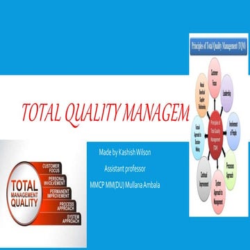 Total quality management | PPTX