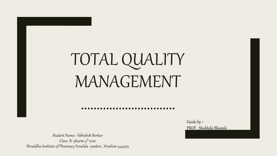 QUALITY RISK MANAGEMENT (QRM) PPT.pptx