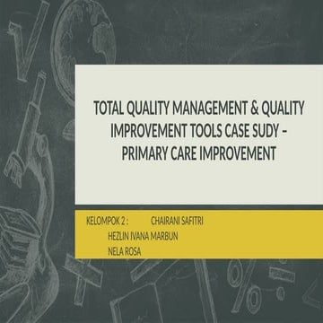 Total Quality Management and Improvement Tools in Primary Care Diabetes ...