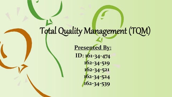 Quality gurus and their contribution to TQM | PDF