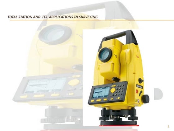 TOTAL STATION: THEORY, USES AND APPLICATIONS. | PDF | Geography | Science